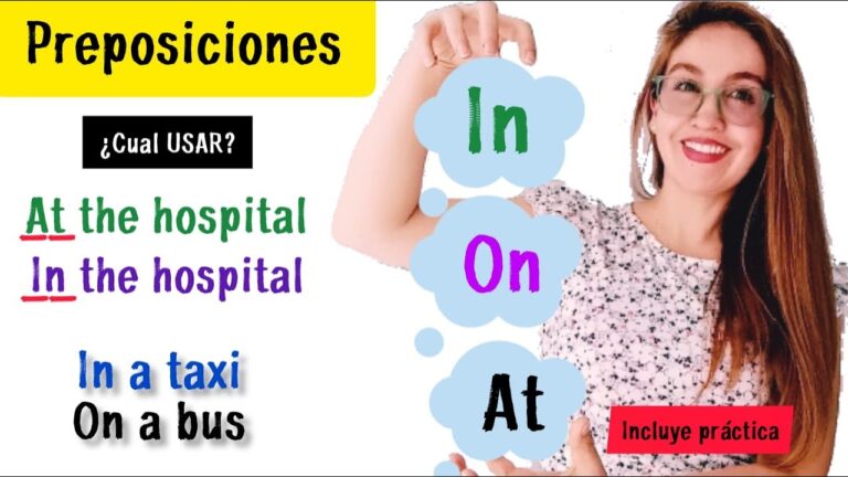 Ejercicios De Preposiciones De Tiempo Y Lugar En Inglés 2522