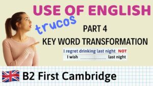 Ejercicios de Transformations en Inglés