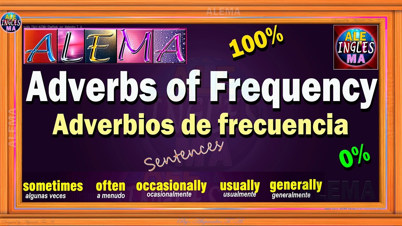Ejercicios de inglés: ¿Con qué frecuencia?
