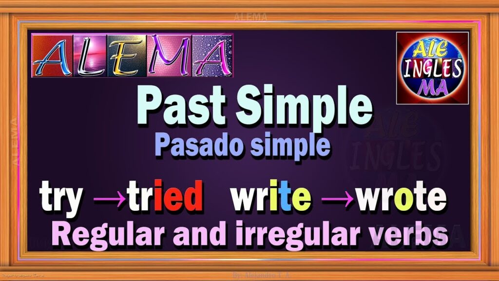 Ejercicios de inglés: pasado simple verbos regulares