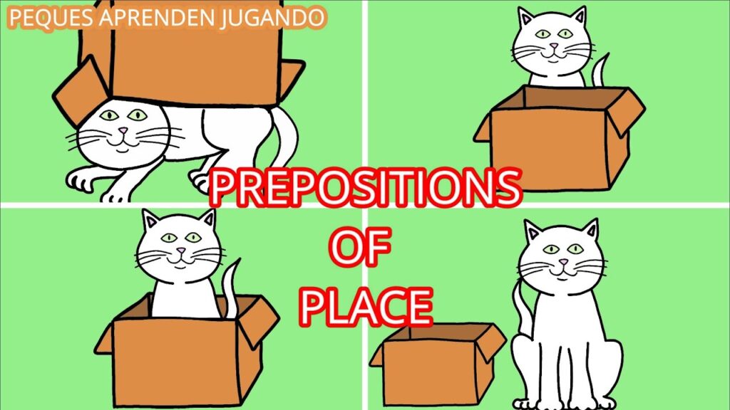 Ejercicios De Preposiciones En Inglés Para Niños