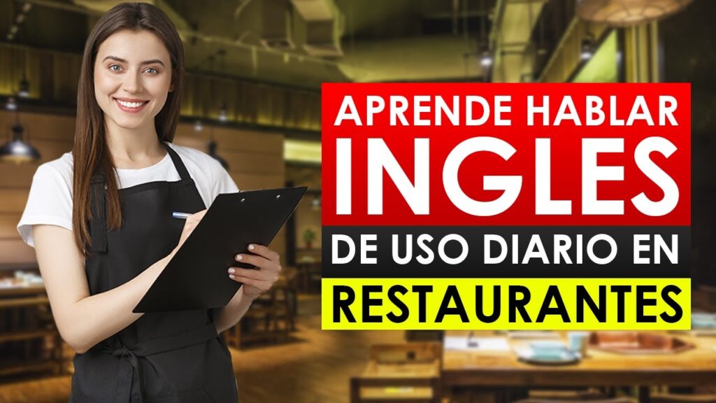Ejercicios de restaurante en inglés