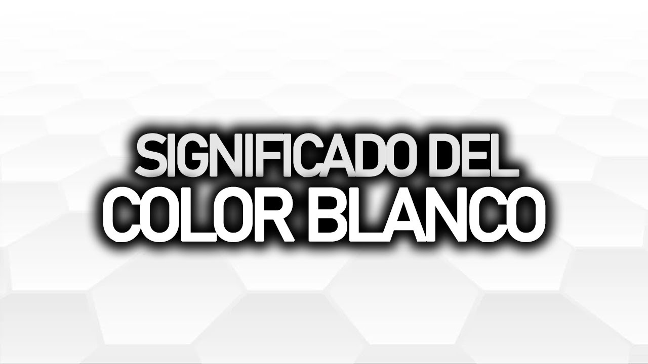 Qué significa el color blanco en una persona