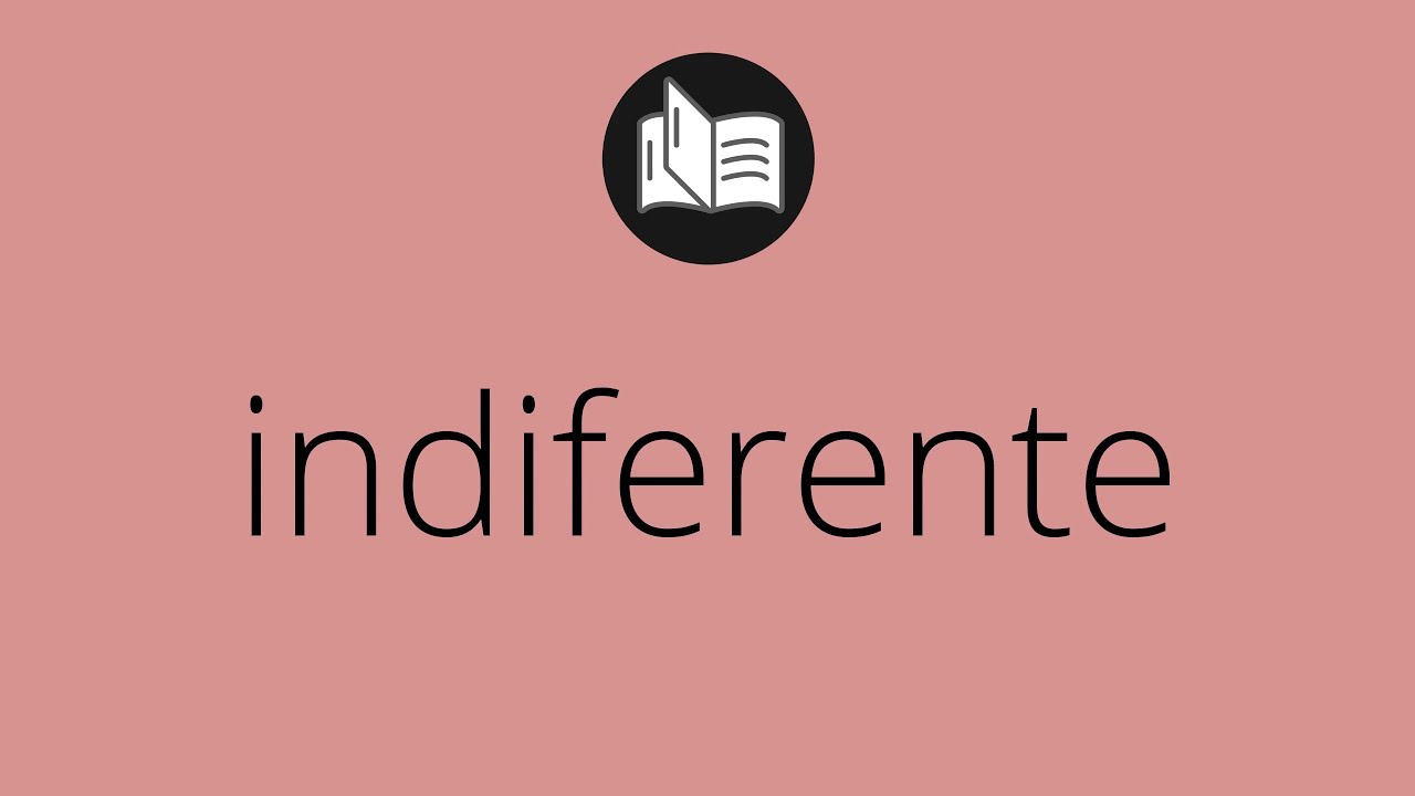 Qué significa jornada indiferente