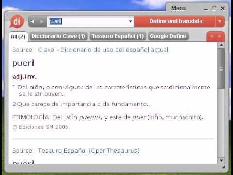 Qué significa pueril