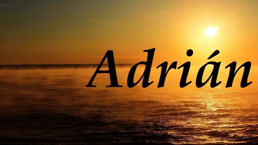 Qué significa Adrián