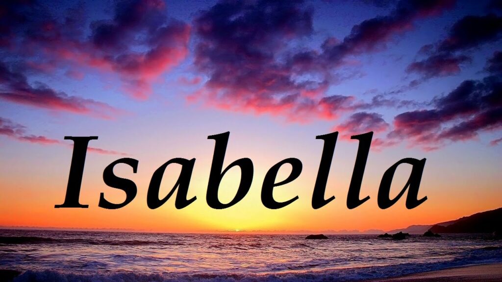 Qué significa Isabella