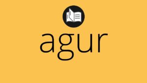 Qué significa agur