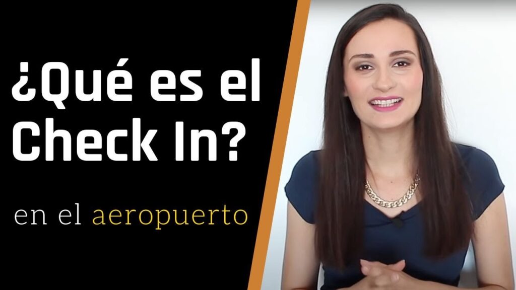 Qué significa check in