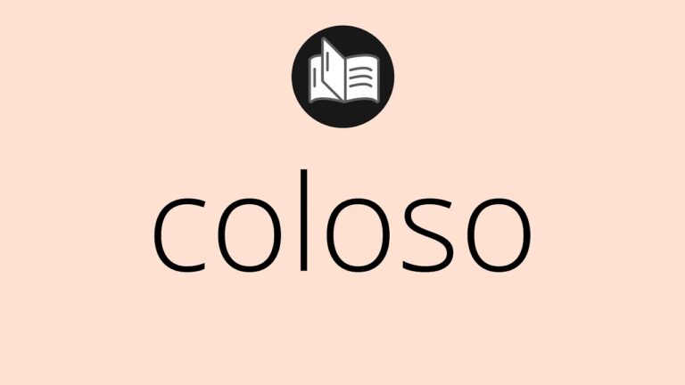 Qué significa coloso