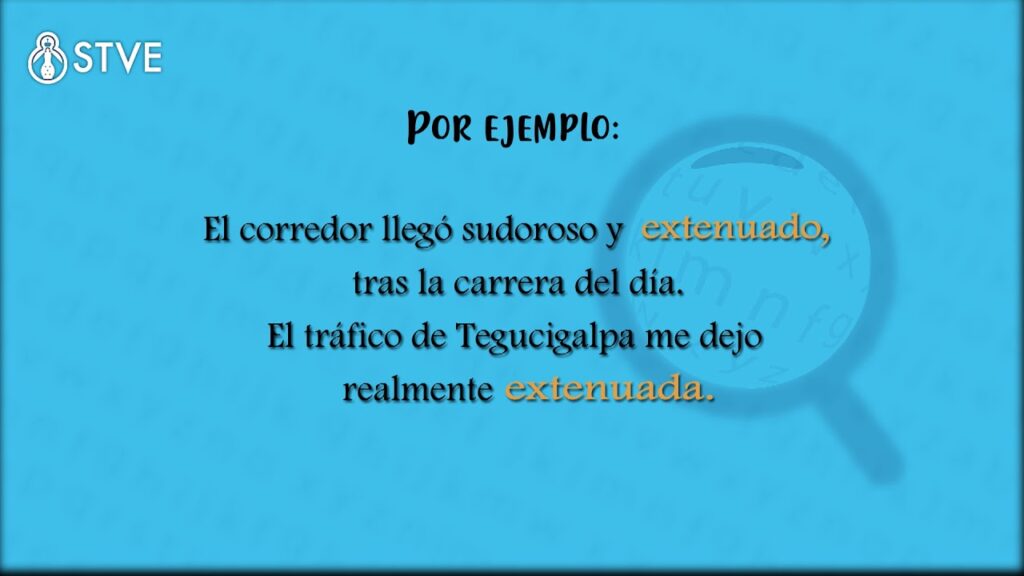 Qué significa extenuado
