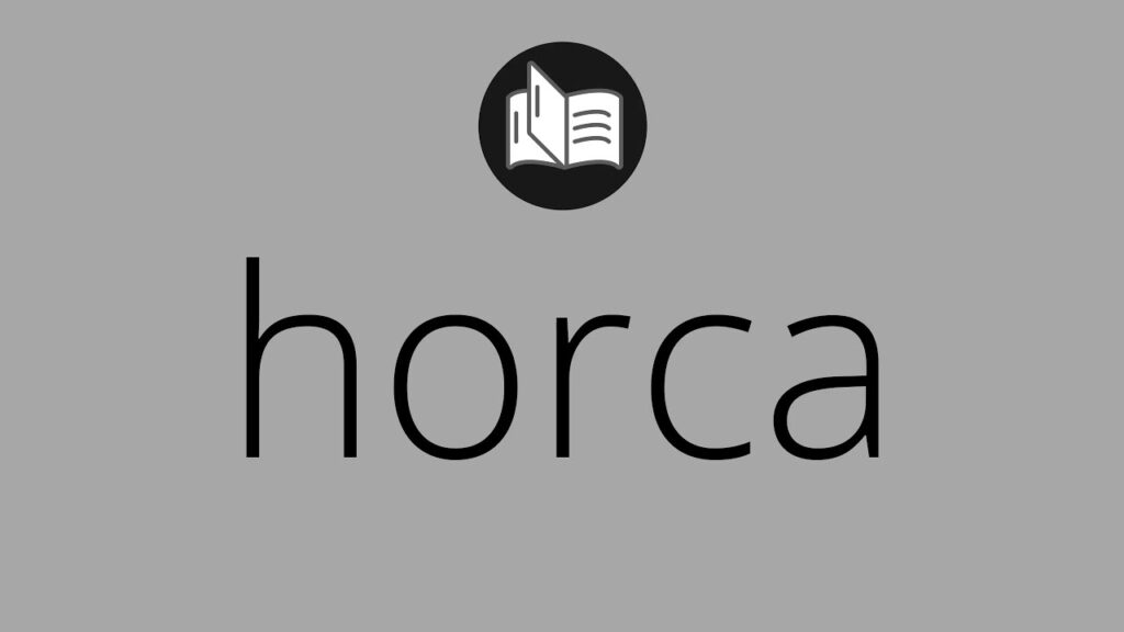 Qué significa horca