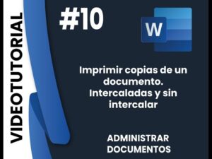 Qué significa intercalar al imprimir