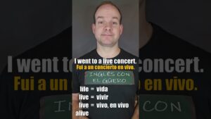 Qué significa "live" en inglés