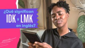 Qué significa lmk