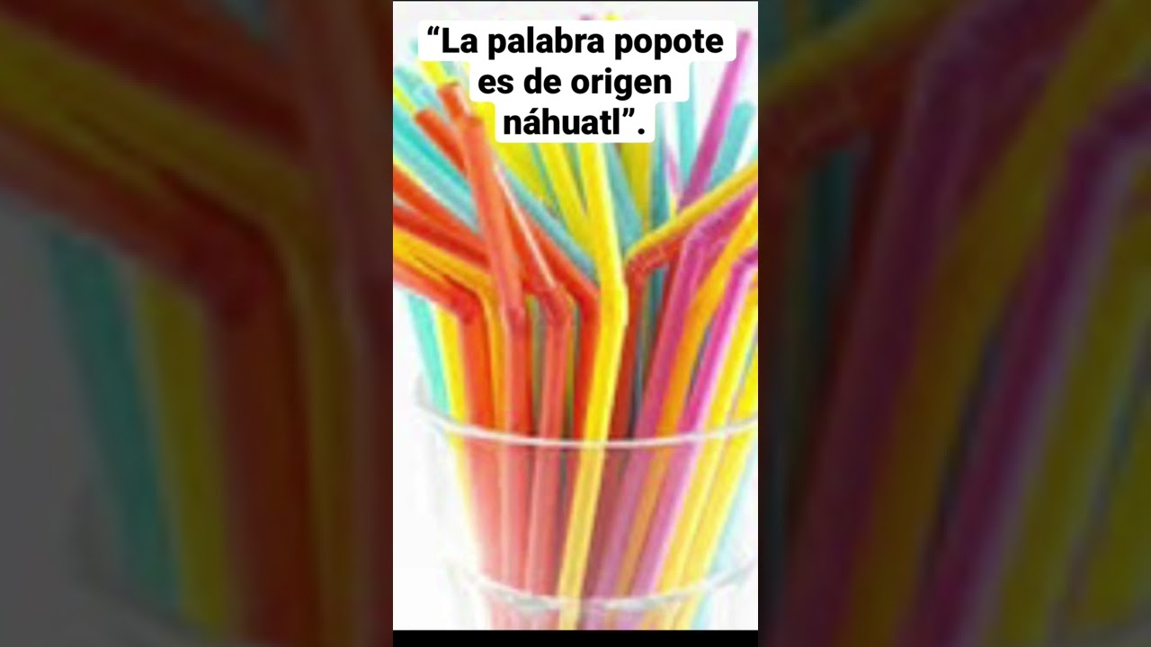 Qué significa popote