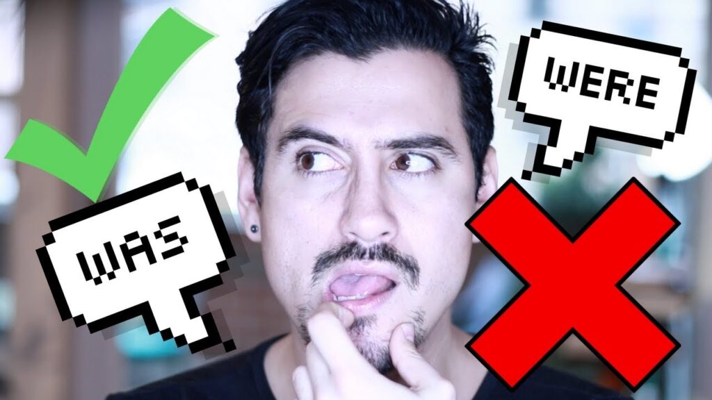 Qué significa was y were