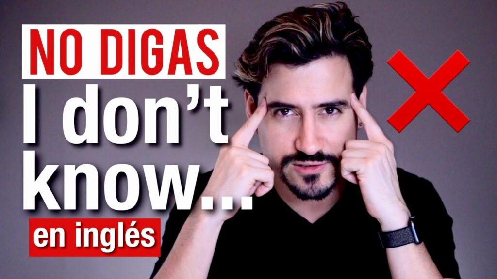 Qué Significa I Don't Know