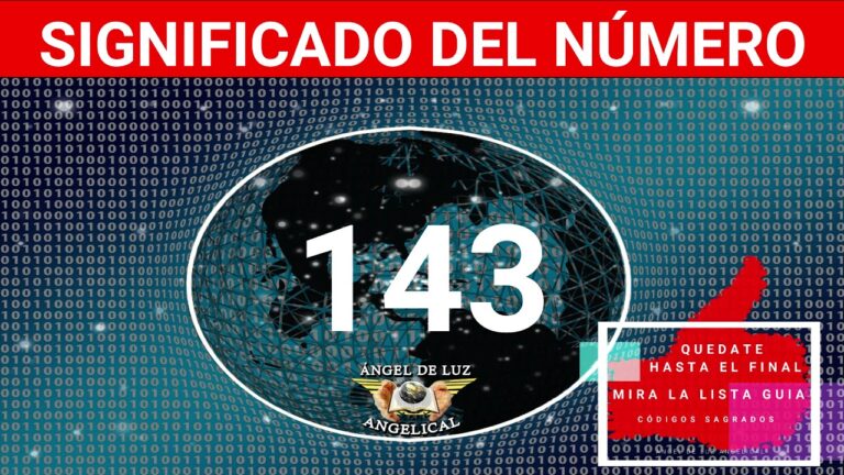 Qué significa 143
