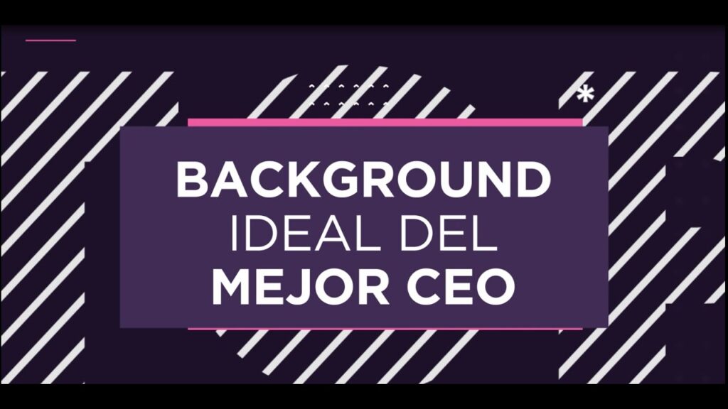 Qué significa background