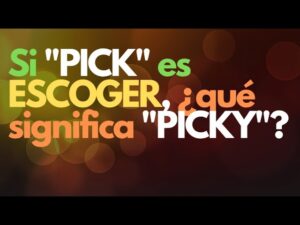 Qué significa pick